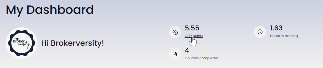 Using the CPD Points Tracker - Help Centre