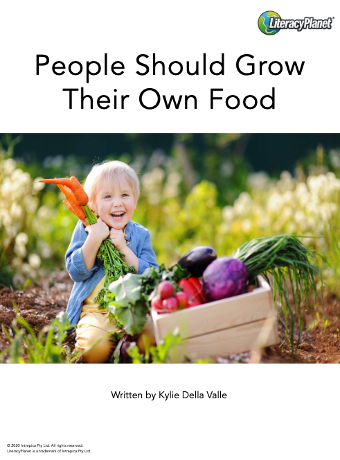 LP7 - People Should Grow Their Own Food